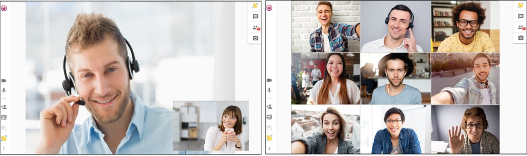 How Is the Video Conversation Synchronized with Video and Audio?